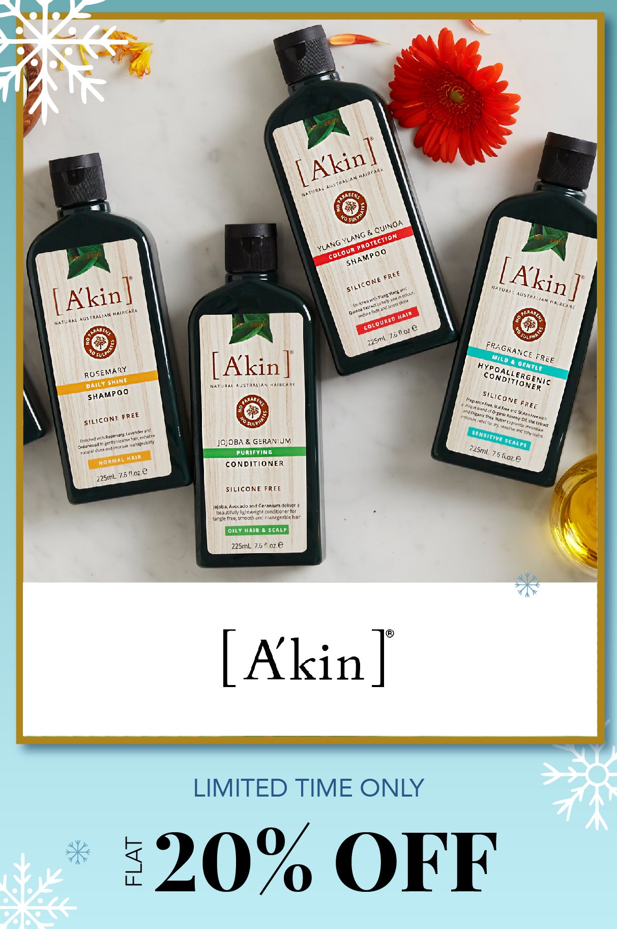 A'kin | Shop Australian Natural Hair & Skin Care | SublimeLife.in